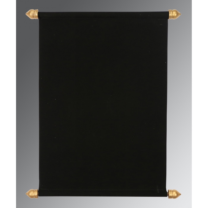 BLACK VELVET WEDDING INVITATION : SC-5008B - 123WeddingCards