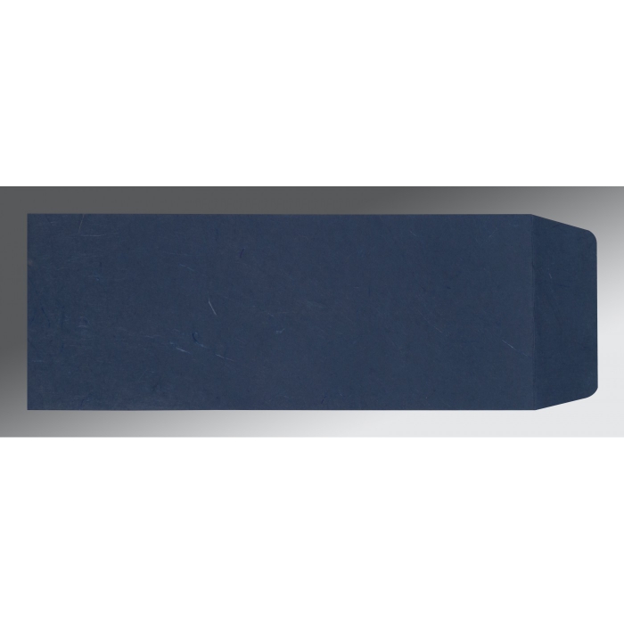 MIDNIGHT BLUE VELVET WEDDING INVITATION : SC-5004F - 123WeddingCards