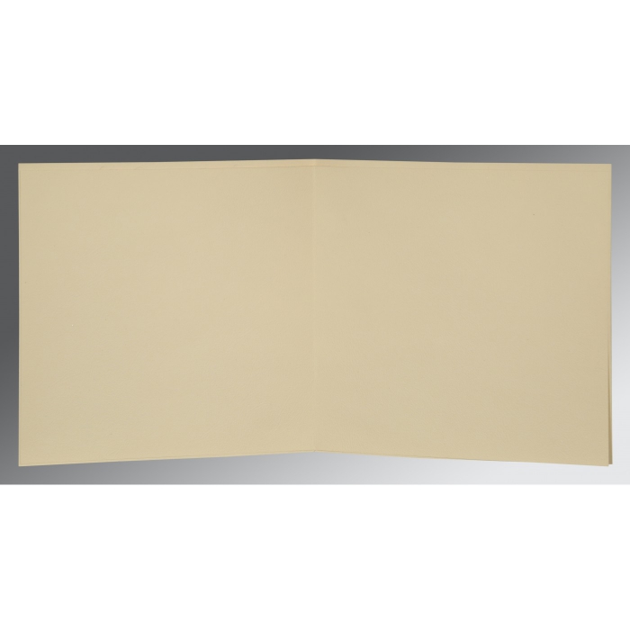 IVORY MATTE EMBOSSED WEDDING INVITATION : C-1188 - 123WeddingCards