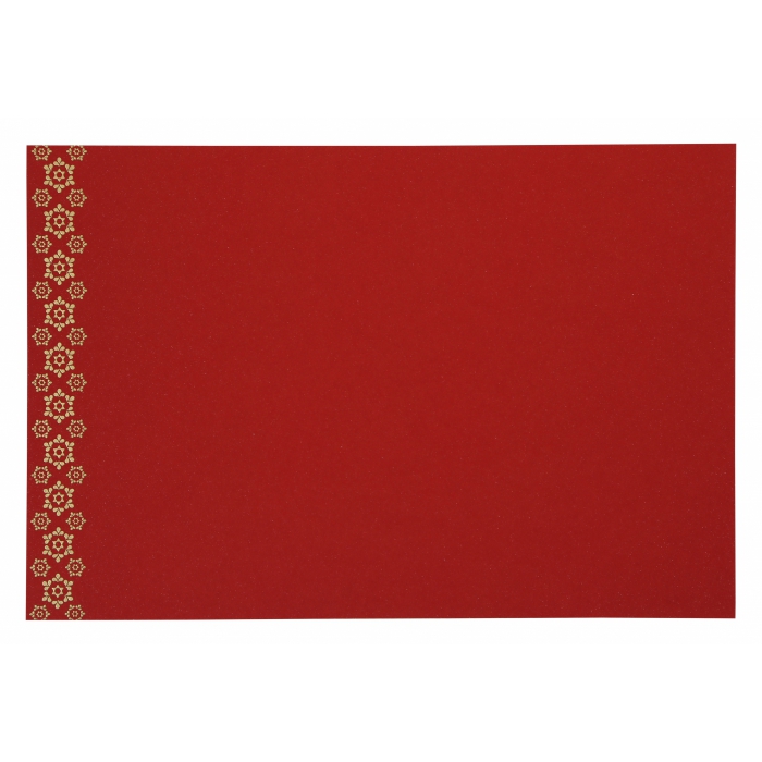 RUBY PAISLEY THEMED - SCREEN PRINTED WEDDING INVITATION : W-801B ...